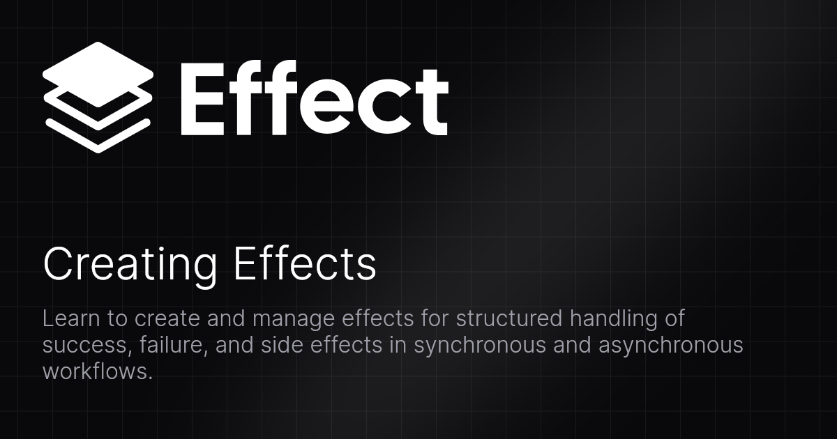 Creating Effects | Effect Documentation